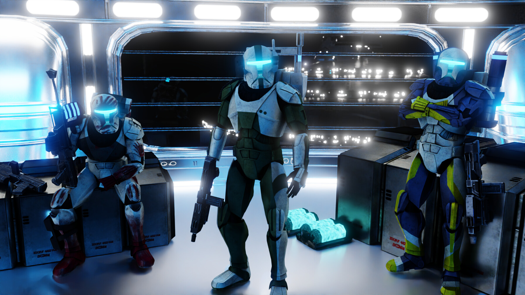 ArtStation - Delta Squad on the Kamino