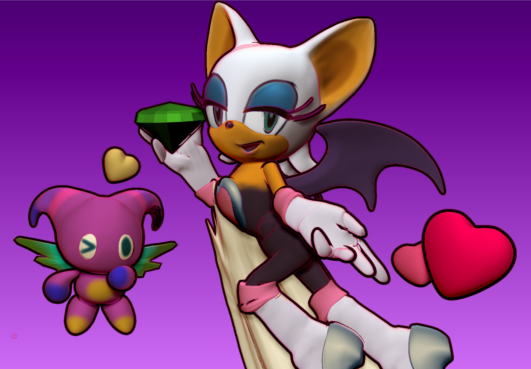 Mona Fuchs - Sonic Figure Drafts