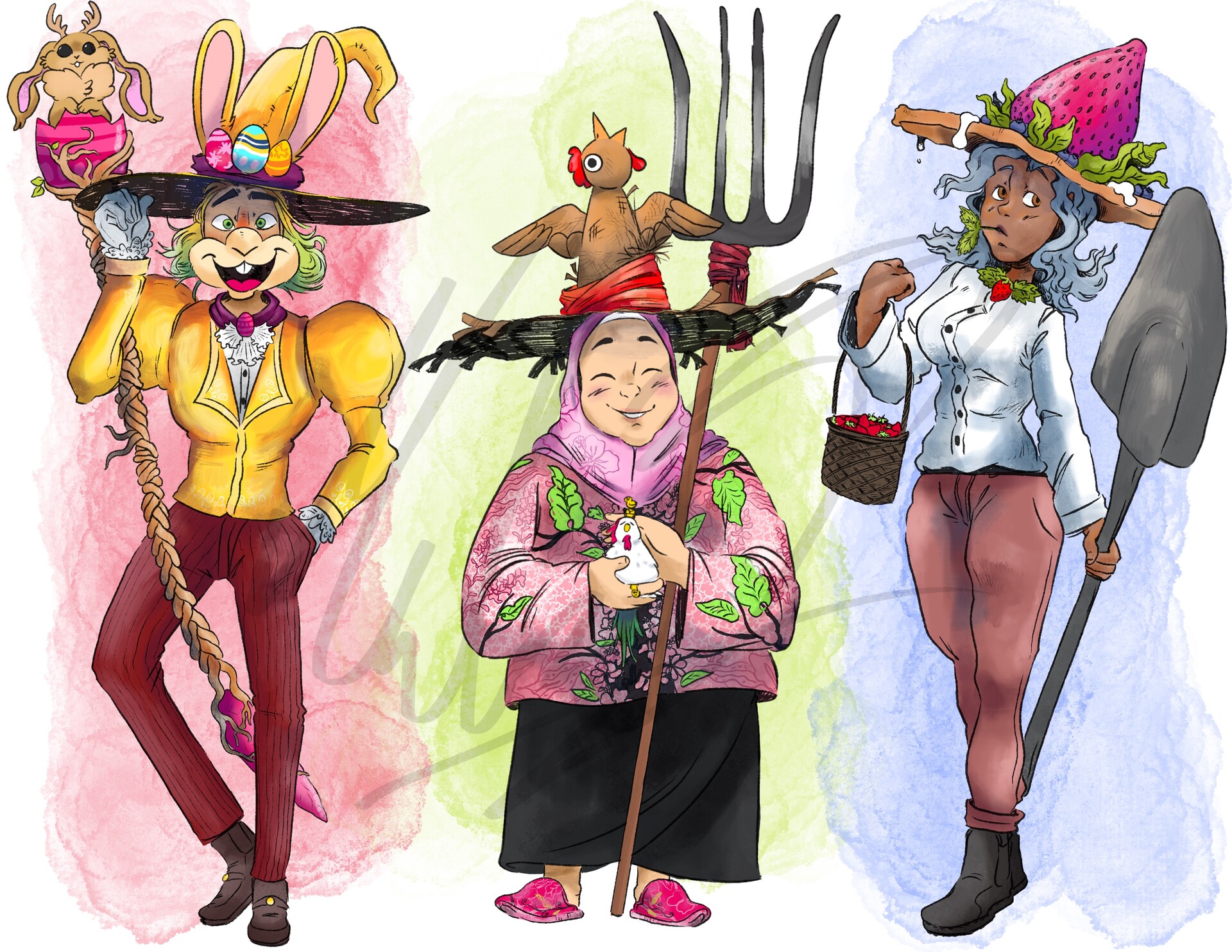 ArtStation - The three witches