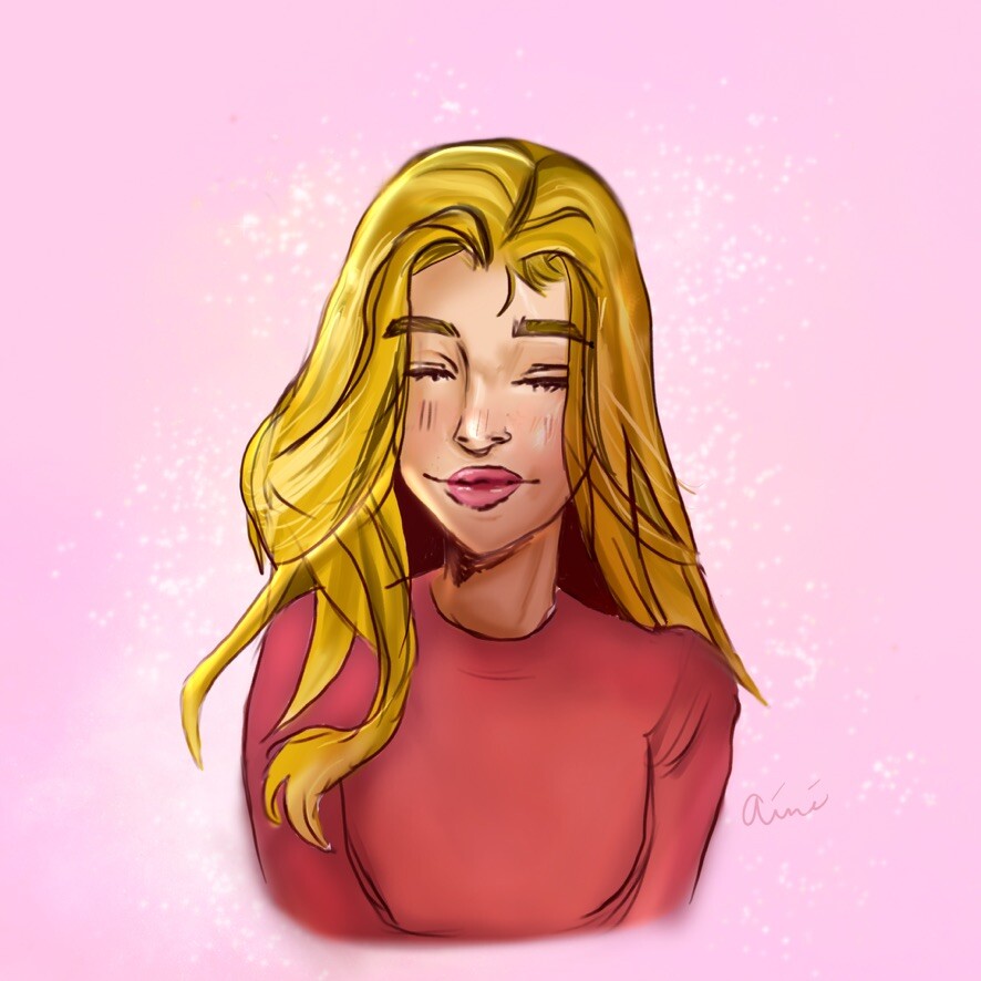 ArtStation - Self Portrait | Procreate Illustration