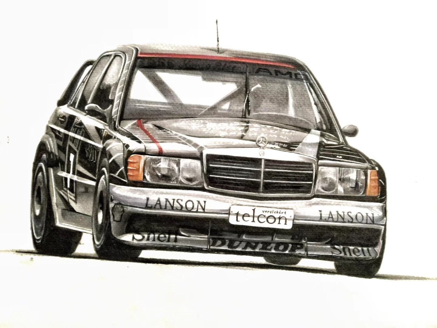 ArtStation - Benz 190E EVO Ⅱ DTM