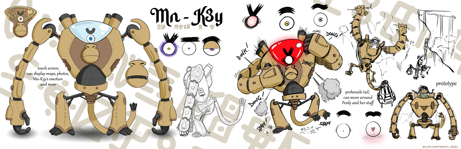 ArtStation - Mn-K3y. Original Character Design. 2022.