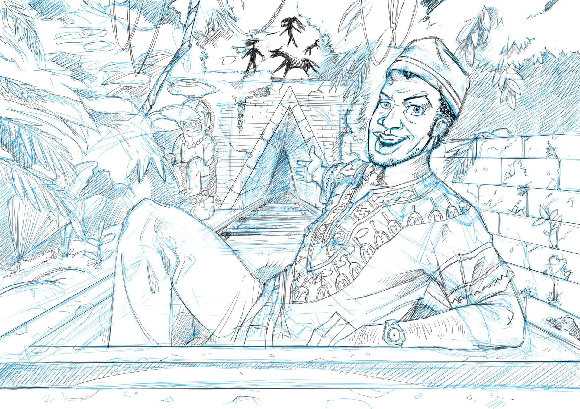 ArtStation - Bush Gardens Storyboard