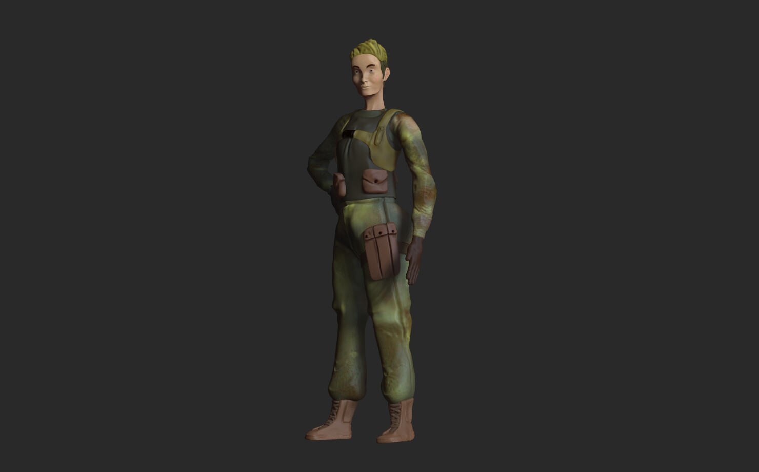 ArtStation - Female Solider Character