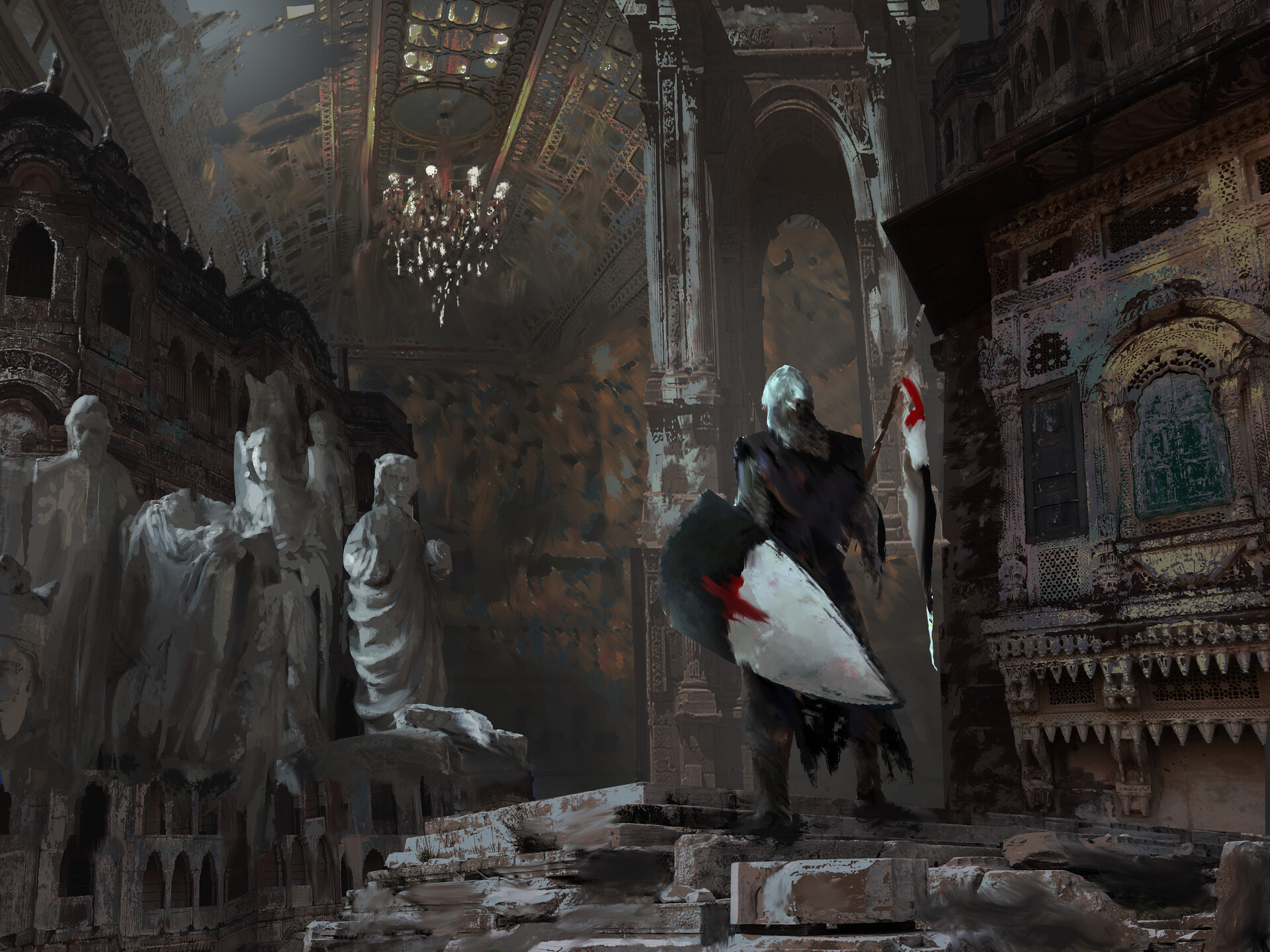 ArtStation - Underground City Concept