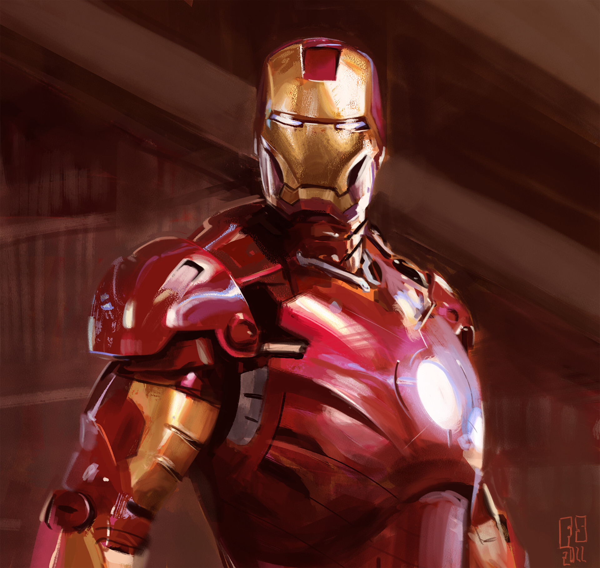 ArtStation - Iron man study
