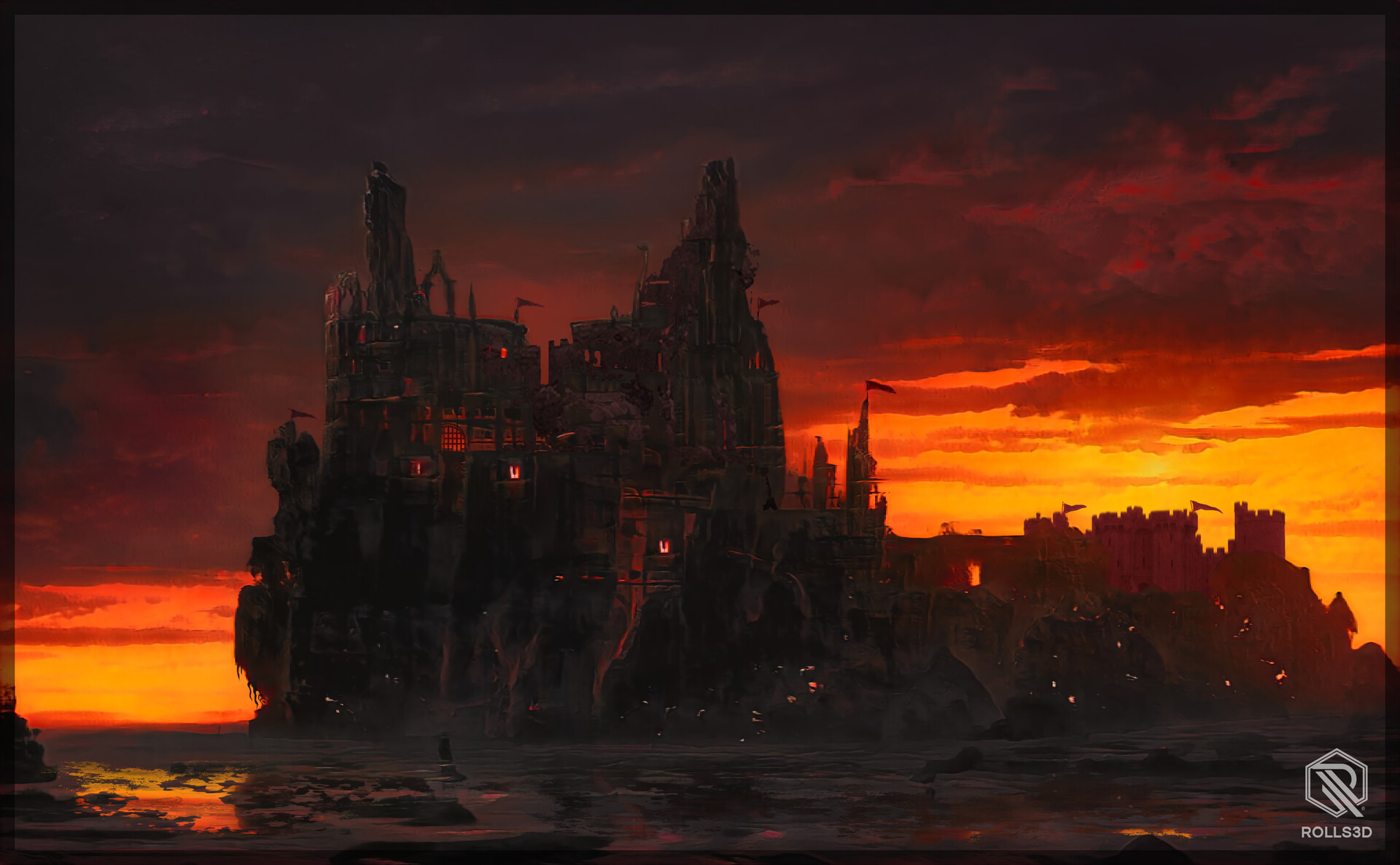 Dark Fantasy Kingdom Art