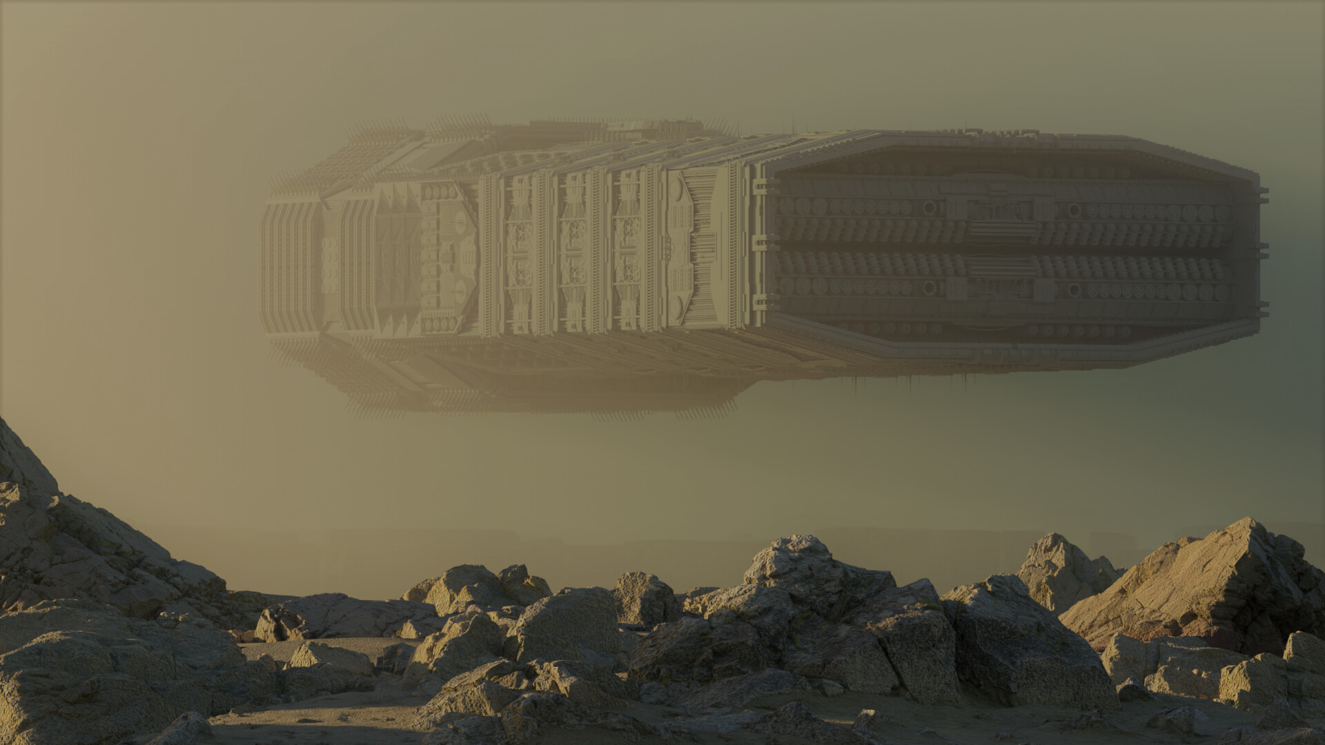 ArtStation - Mining Vessel