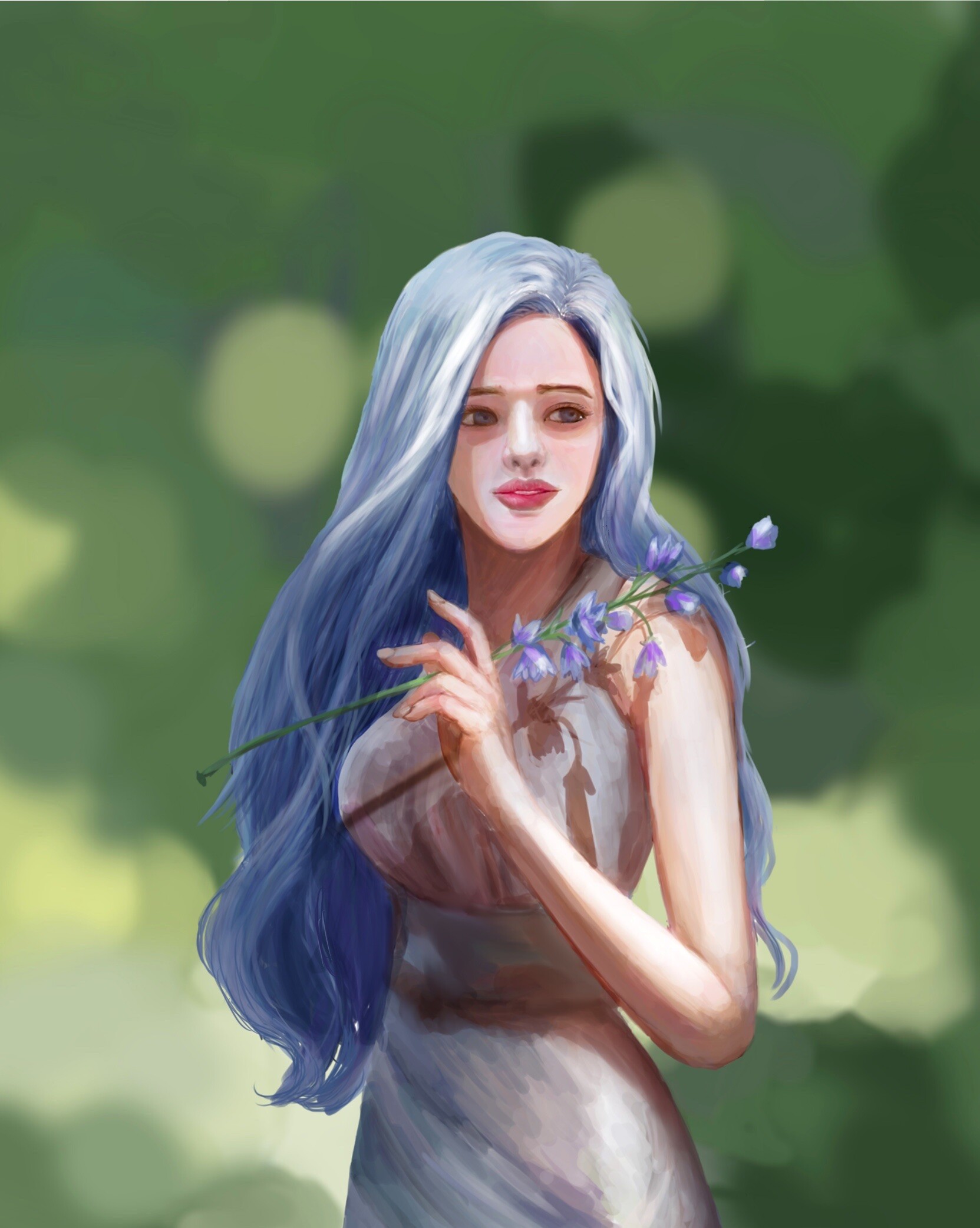 ArtStation - elf of flowers