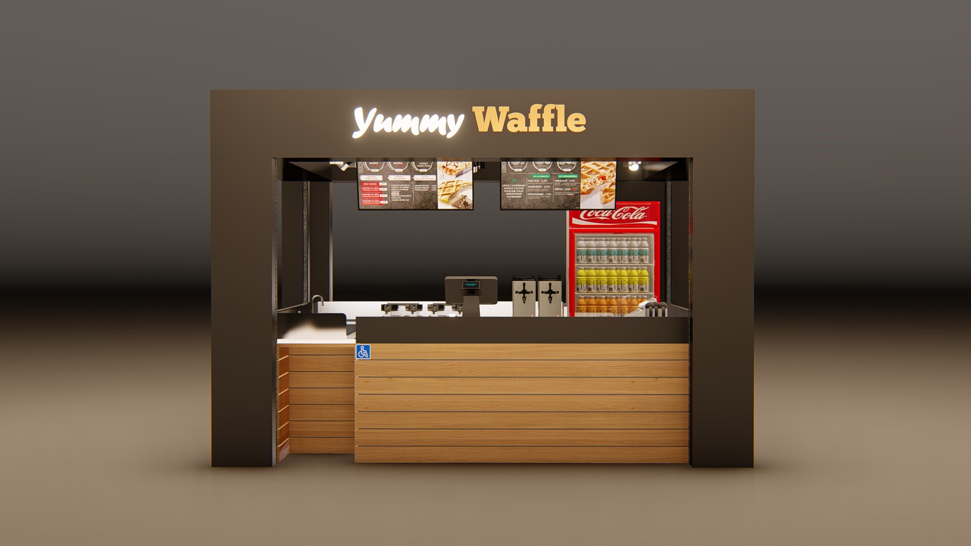 ArtStation - Stand Yummy Waffle V1