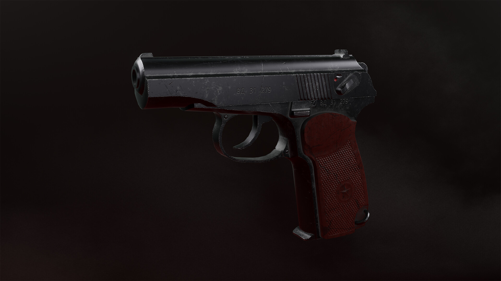 ArtStation - Makarov 's pistol