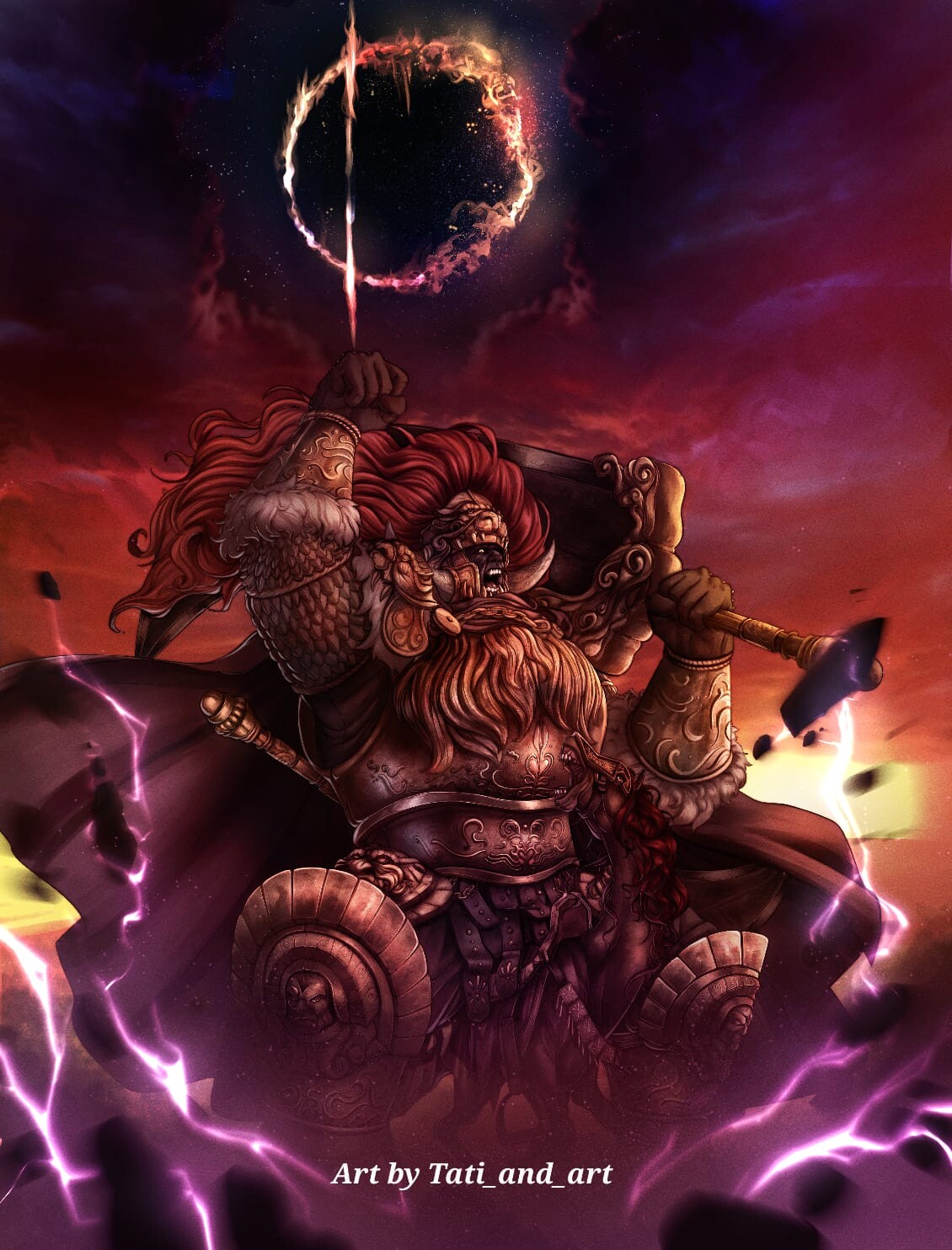 ArtStation - The Conqueror of the Stars. General Radahn