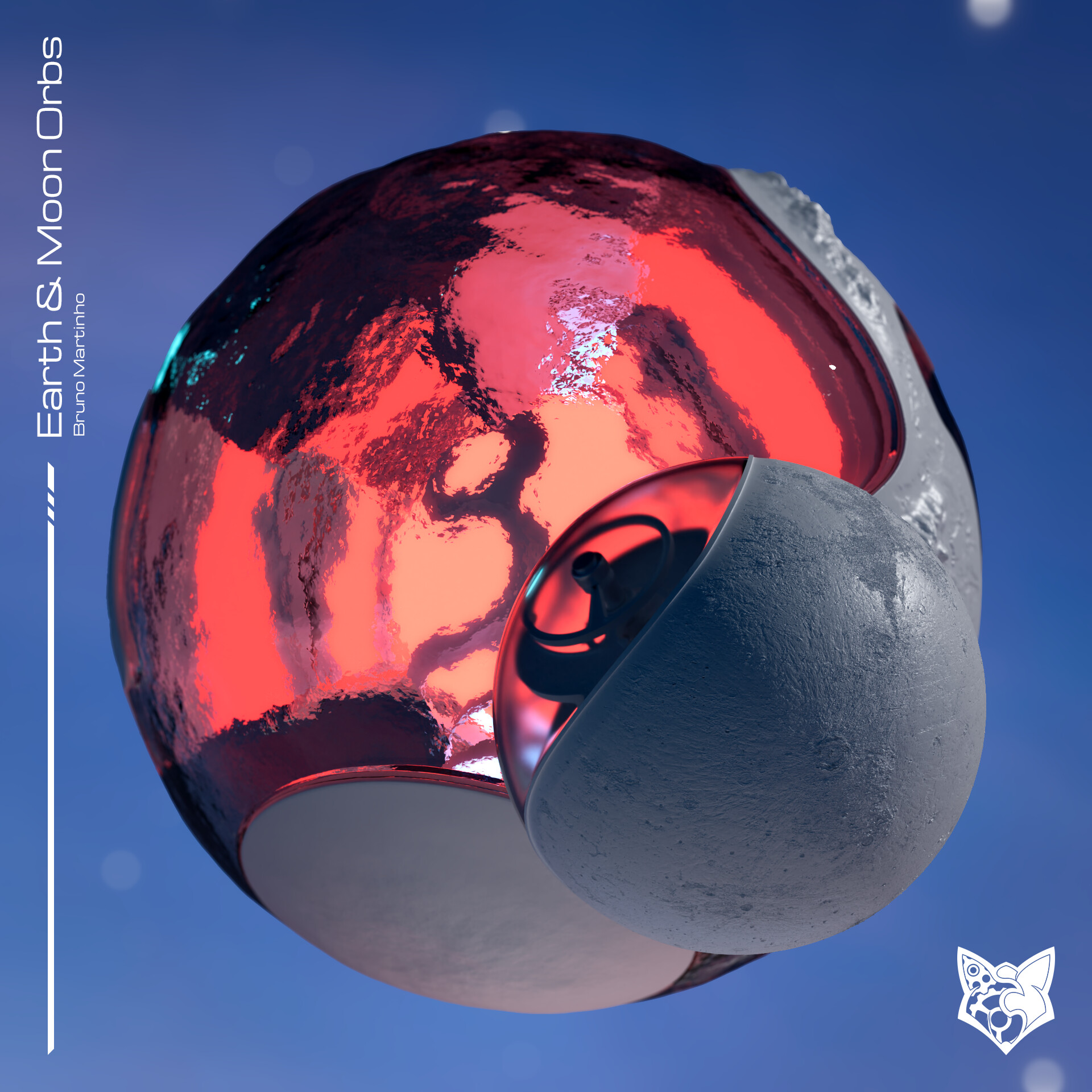 ArtStation - Earth & Moon Orbs