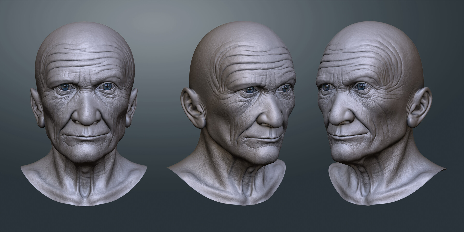ArtStation - Old Man Head