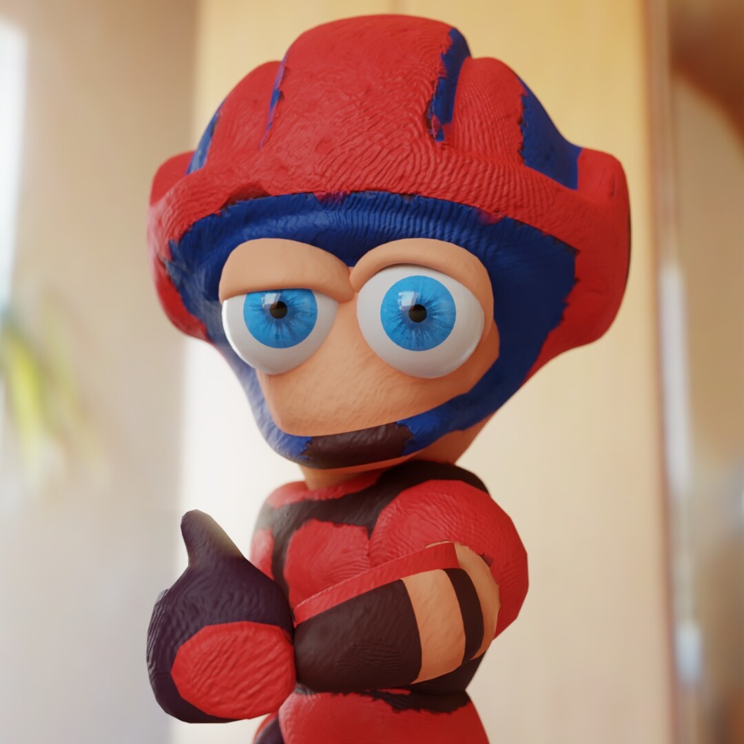 ArtStation - Spaz from BombSquad