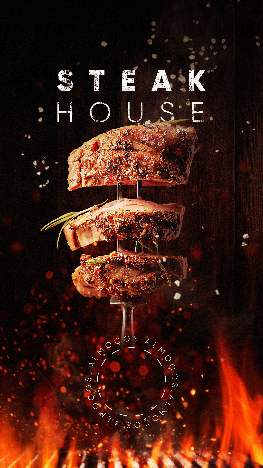 ArtStation - Steak House POSTER - Photoshop Manipulation