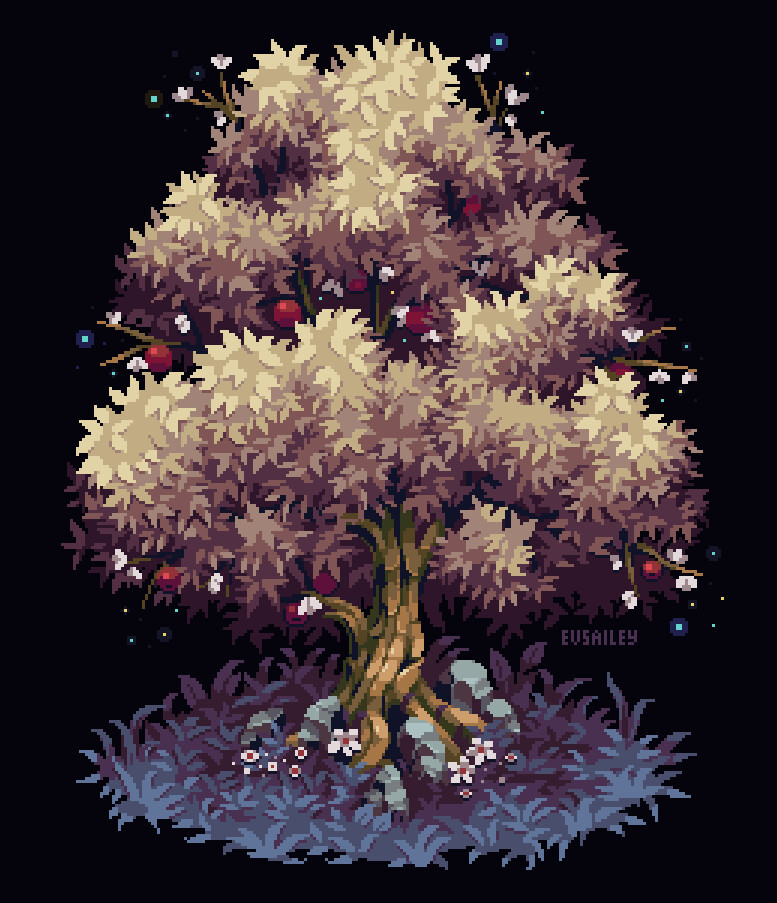 ArtStation - Apple tree