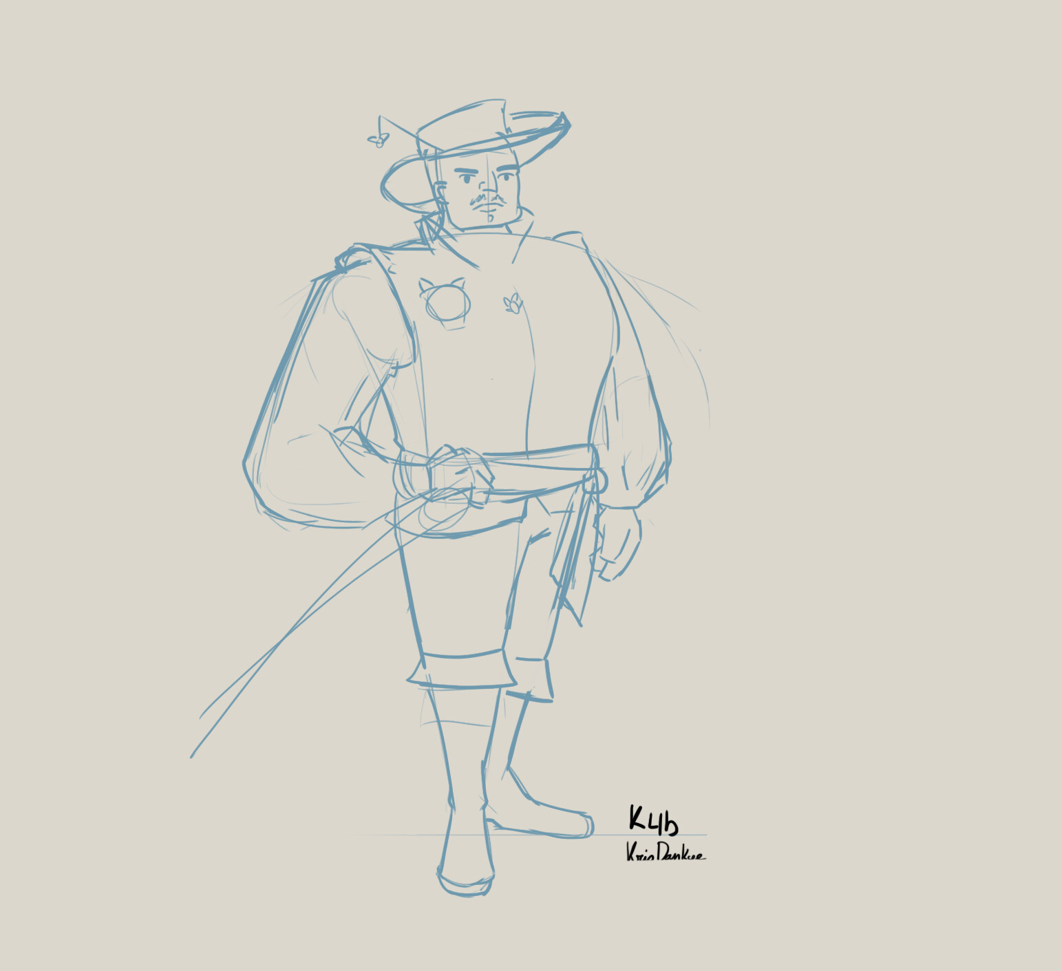 Kris Dan Ye - Cat Swordsman