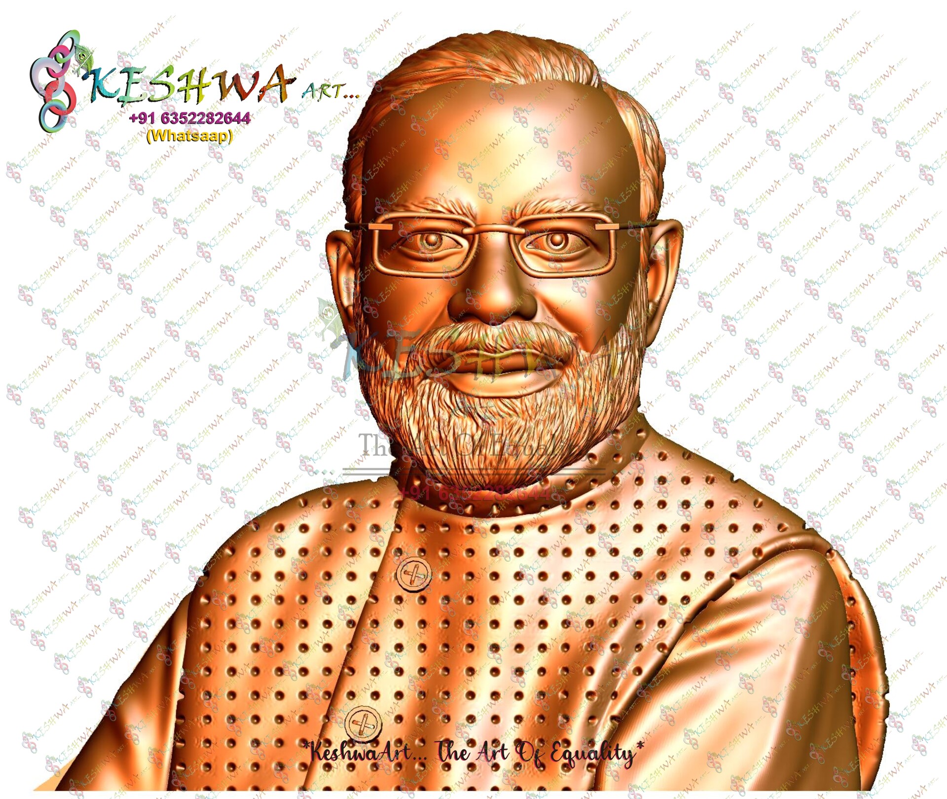 ArtStation - shree narendra modi sir stl file for 3d cnc wood working ...