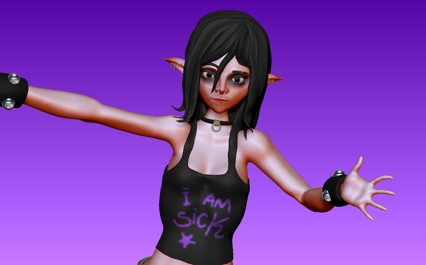 ArtStation - Fist 3D Model Flyts