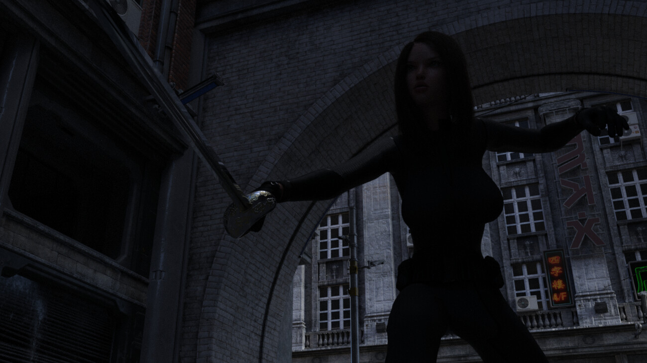 ArtStation - Amanda fictitious character render