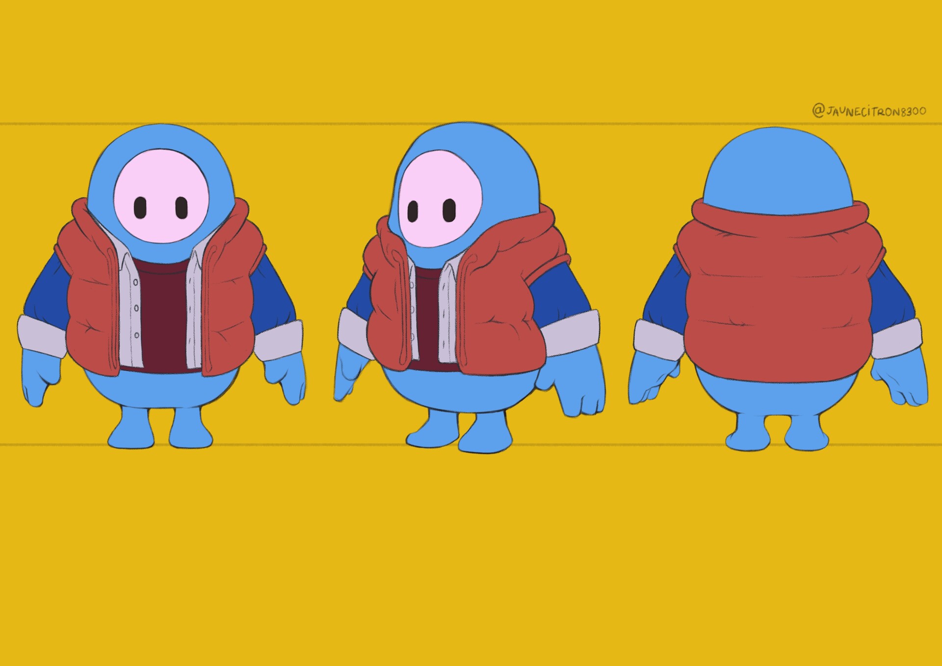 ArtStation - Marty Mcfly inspired Fall Guys skin