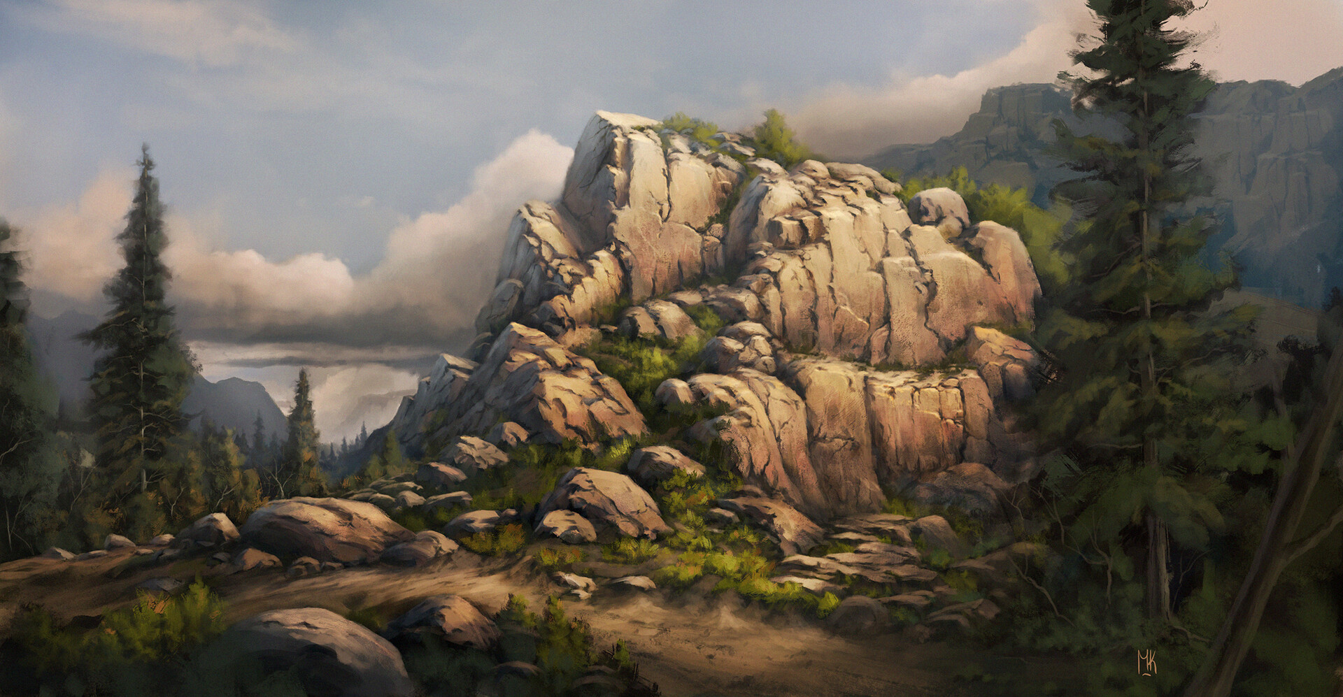 ArtStation - Rock Formation