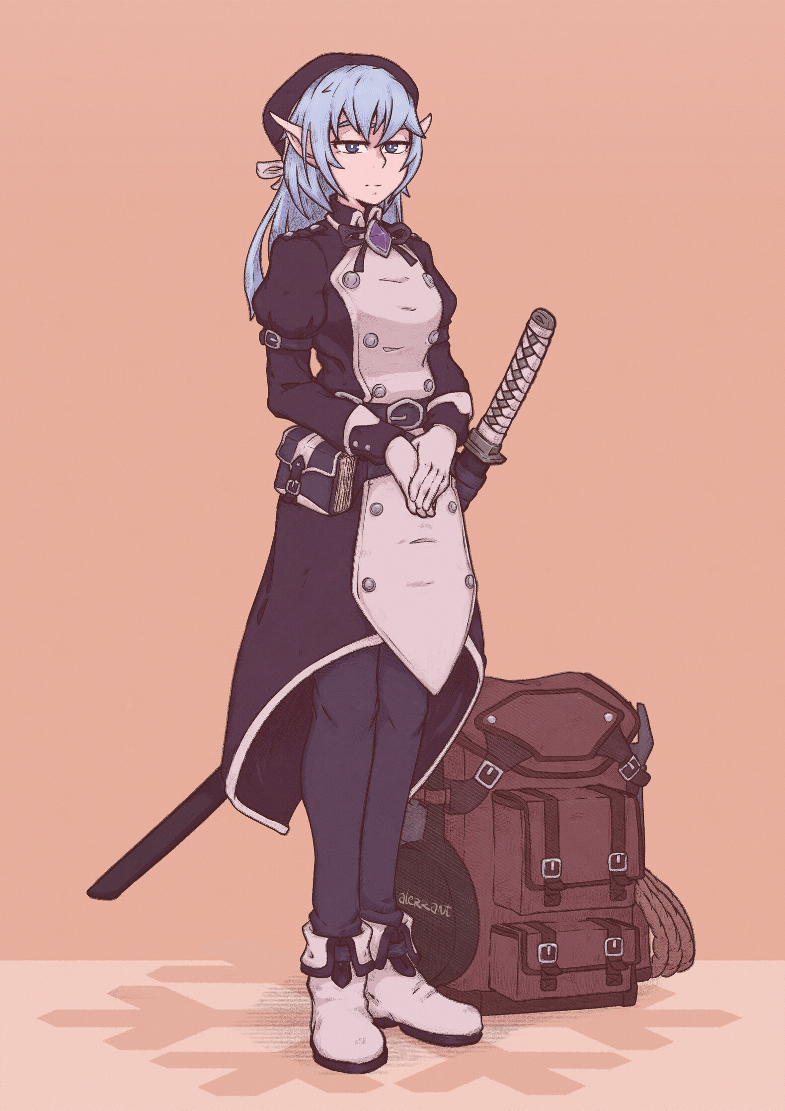 ArtStation - Winter Eladrin Hexblade Maid