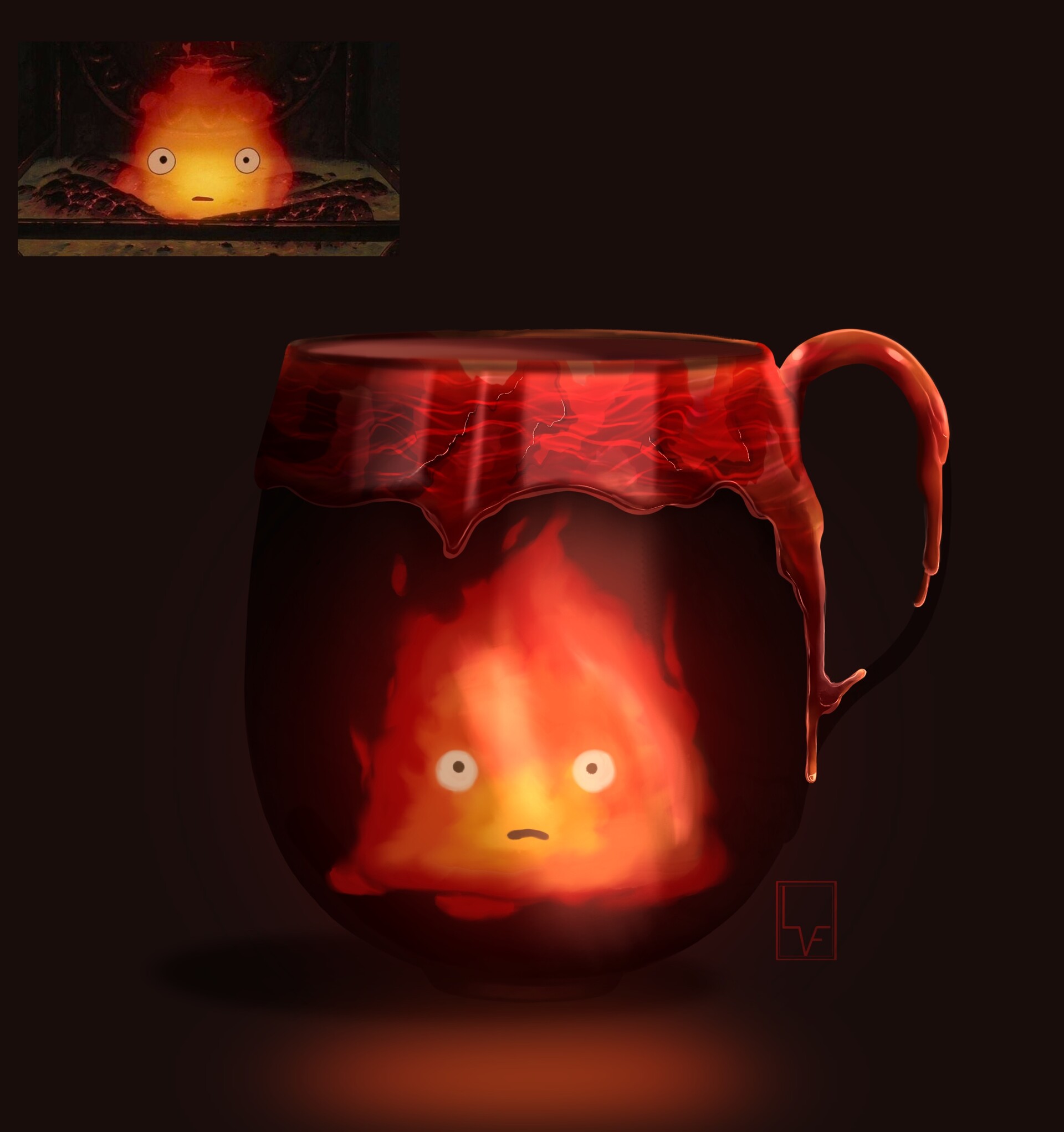 ArtStation - Calcifer’s cup