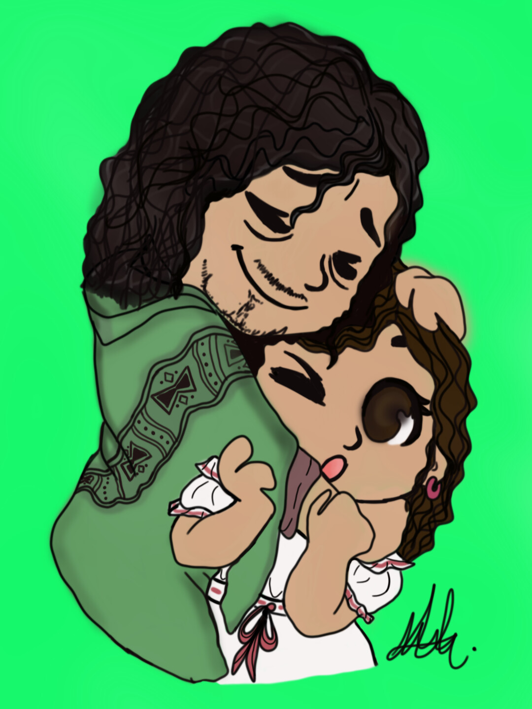 ArtStation - Chibi Bruno Madrigal and my oc (Encanto Movie)