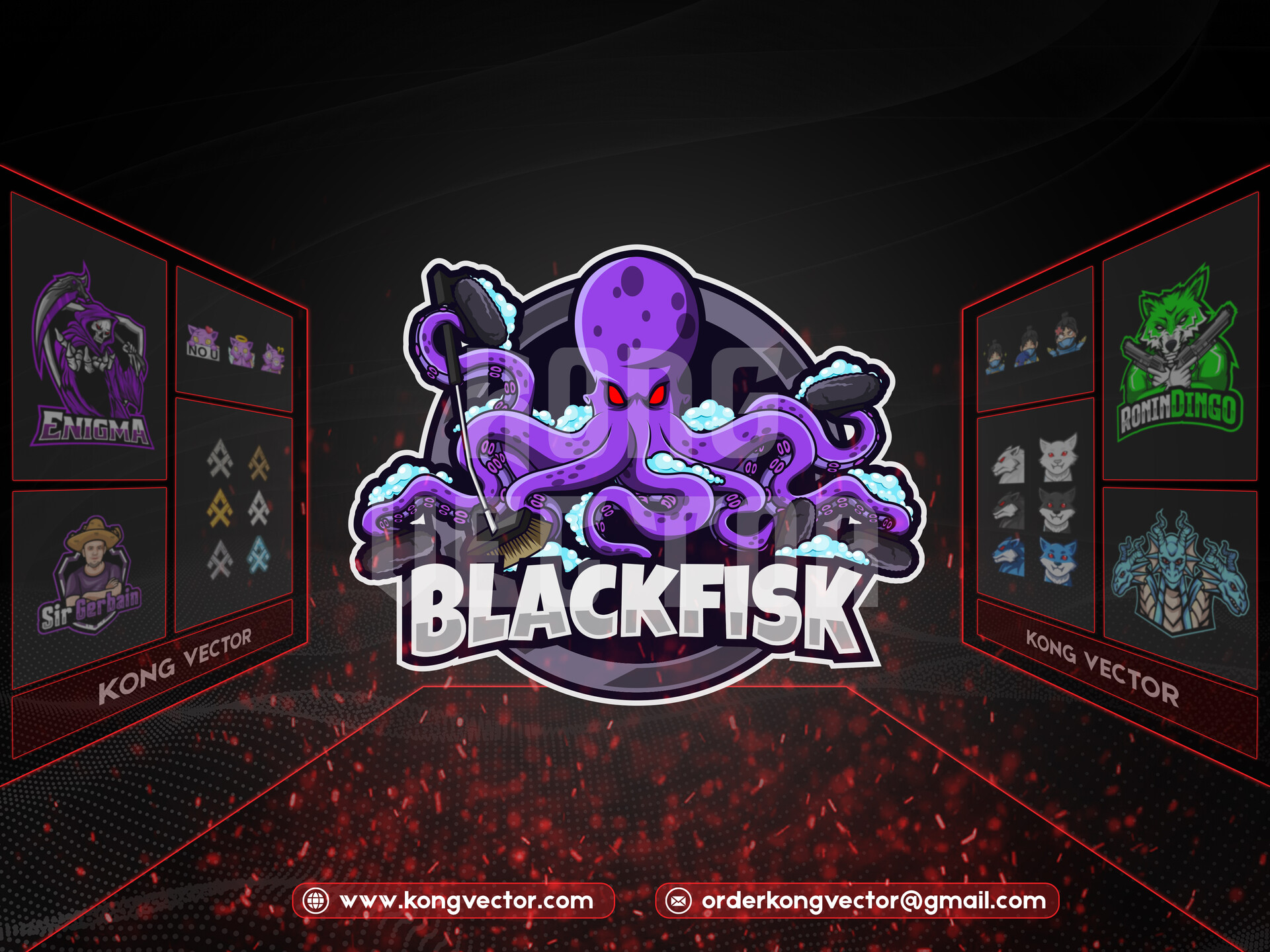 ArtStation - A Sea Monster Logo Design