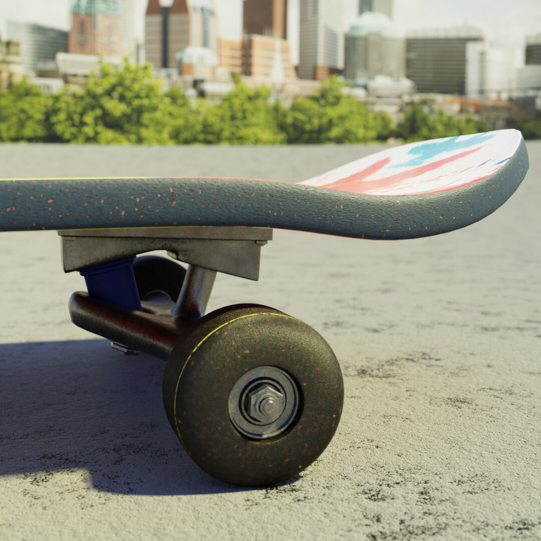 ArtStation - Skateboard 3D model