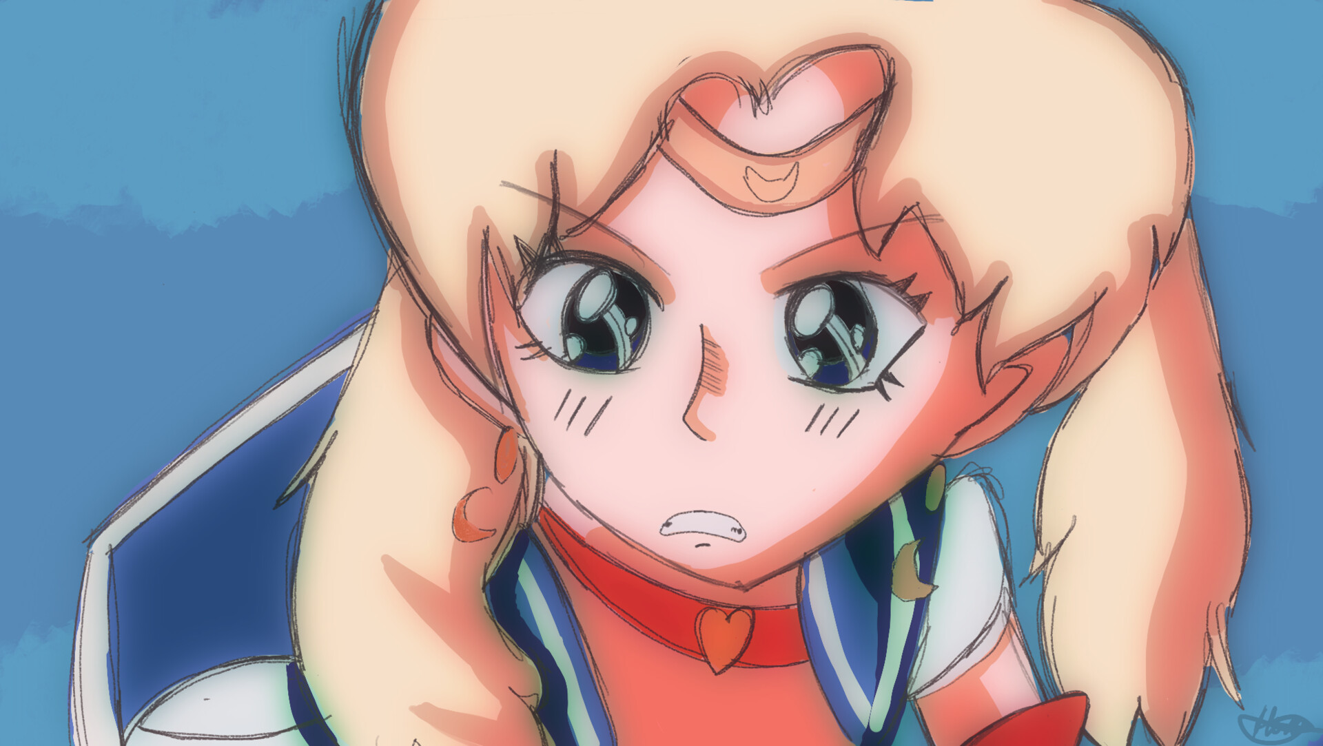 ArtStation - Sailor Moon Frame Redraw.