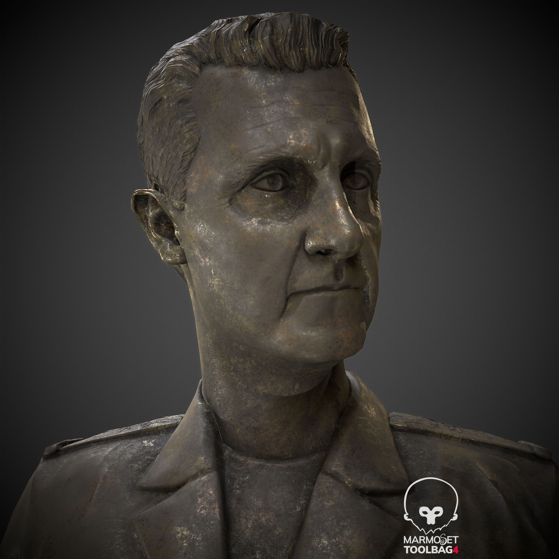Umut Morkan - "Former Syrian President 3D Statue - 3D Printer, CNC ...