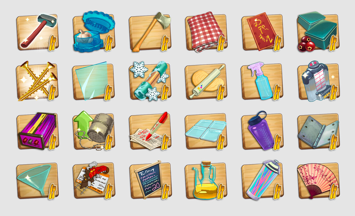 ArtStation - Icons for social games