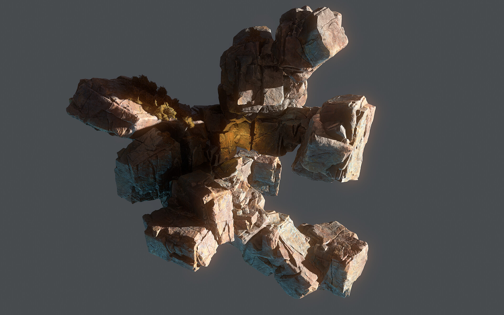 ArtStation - SOME NANITE ROCKS