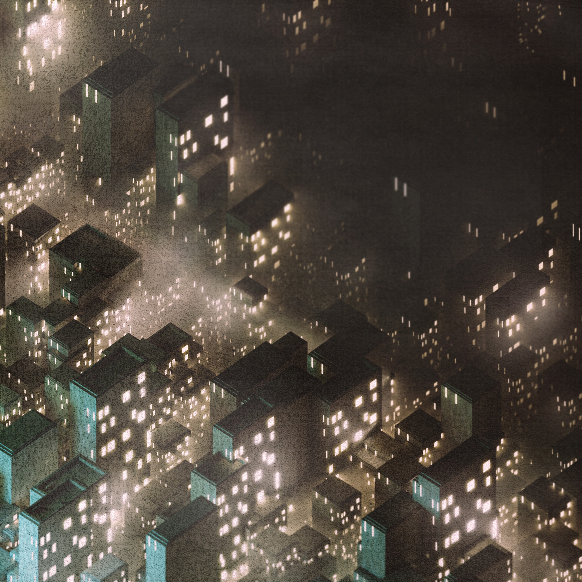 ArtStation - Geometry node workflow, city