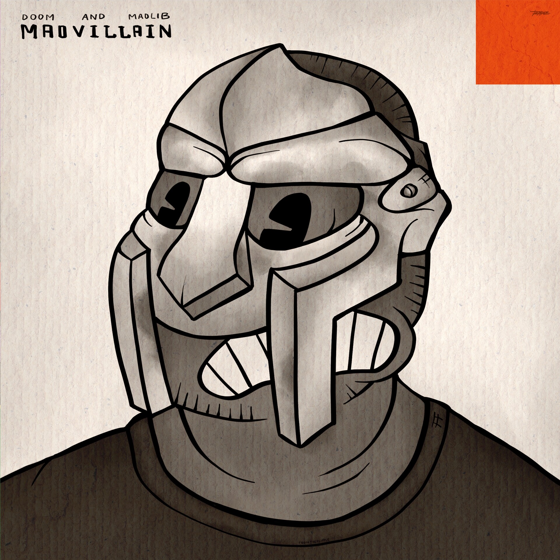 ArtStation - my take on madvillainy by MF DOOM & Madlib