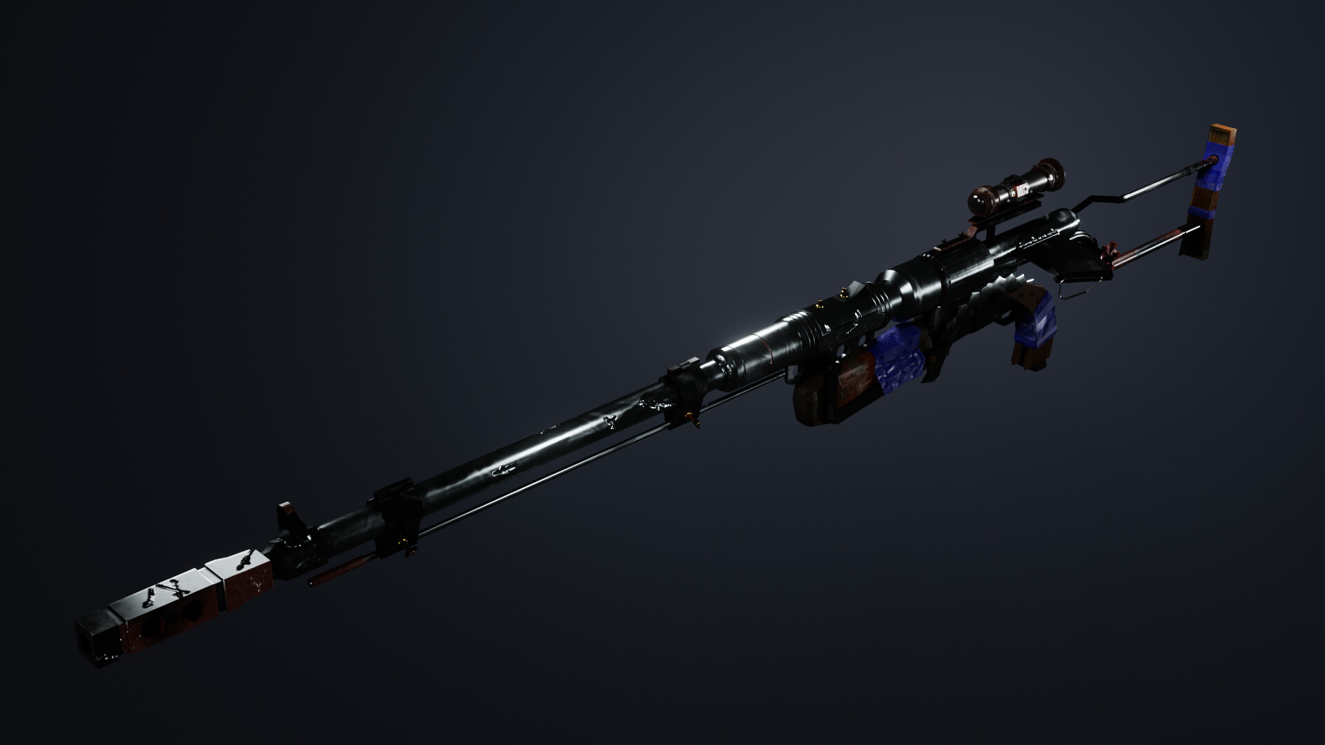 ArtStation - Rifle from the game Metro Exodus