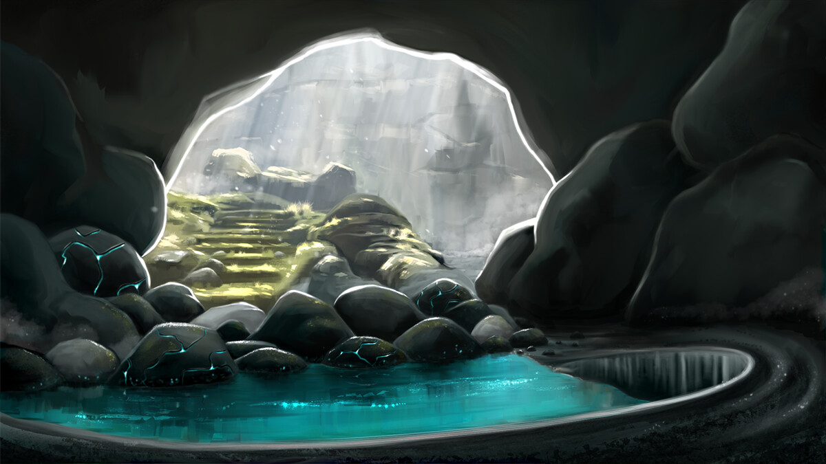 ArtStation - Concept art Cave