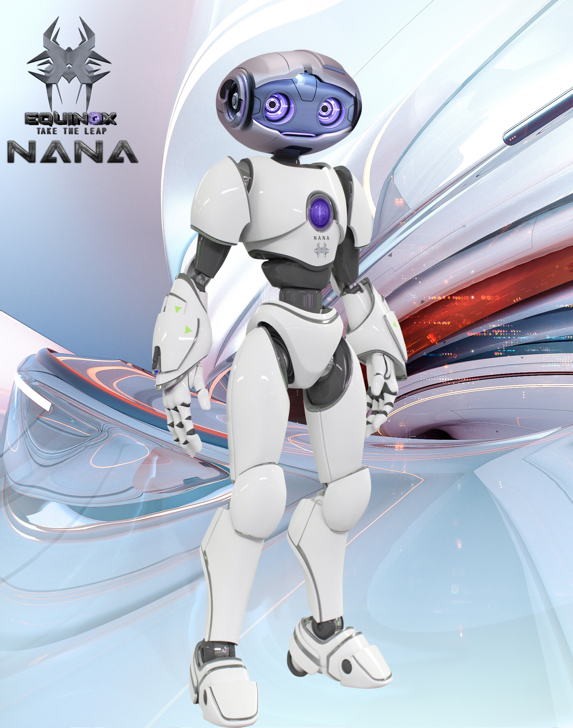 ArtStation - NANA - Robot Nurse/Teacher to Pendulum Children (Equinox)