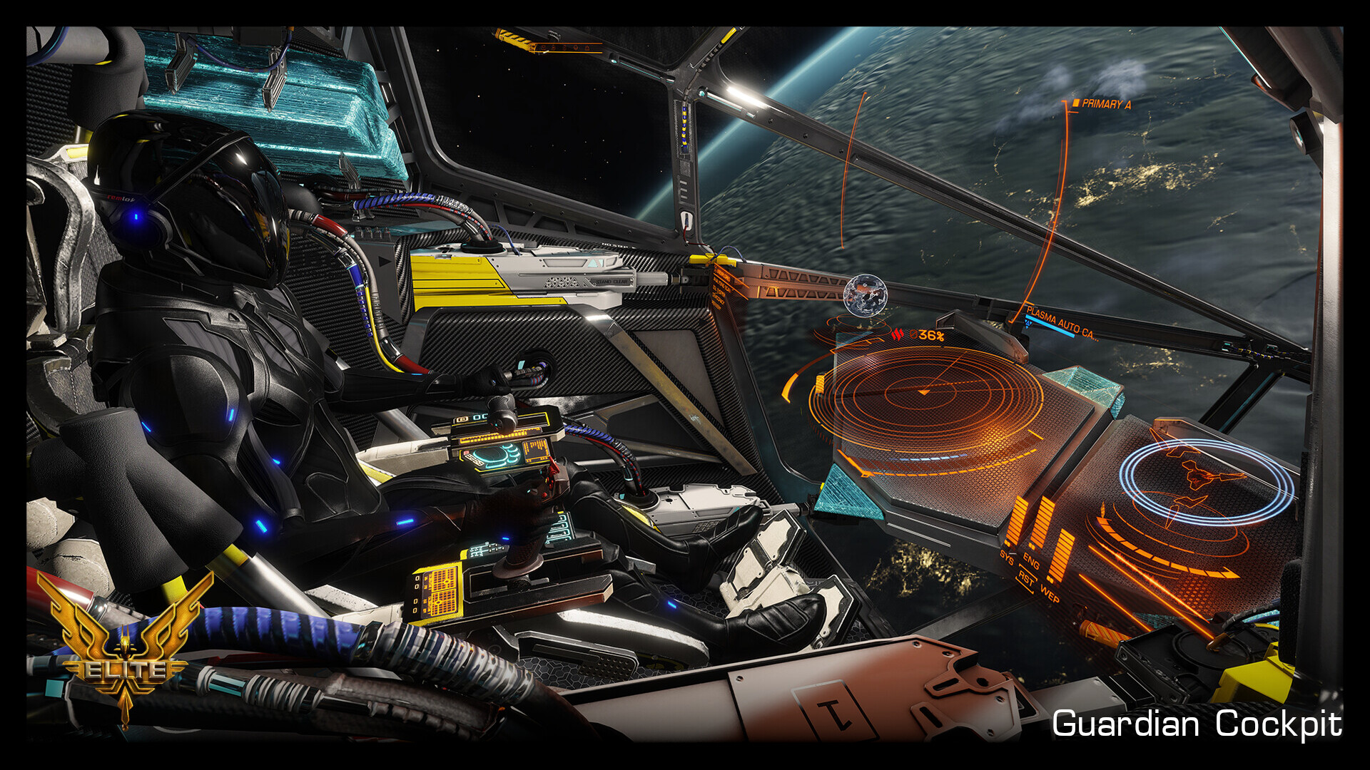 Tjaart Kruger - Elite Dangerous: Guardian Fighter Cockpit