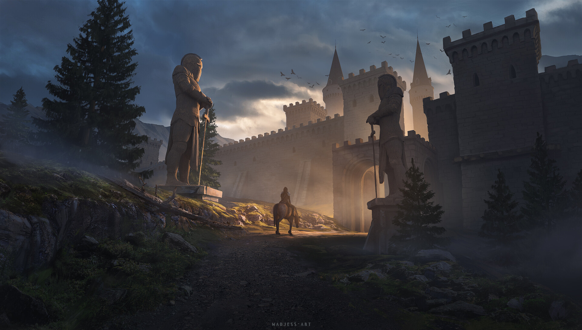 ArtStation - Castle Road