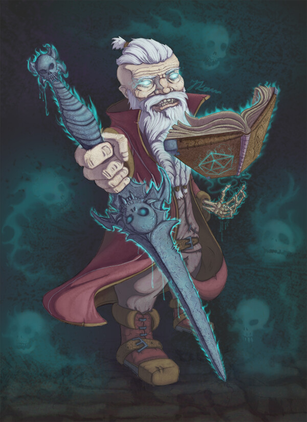 ArtStation - DnD Dwarf Necromancer
