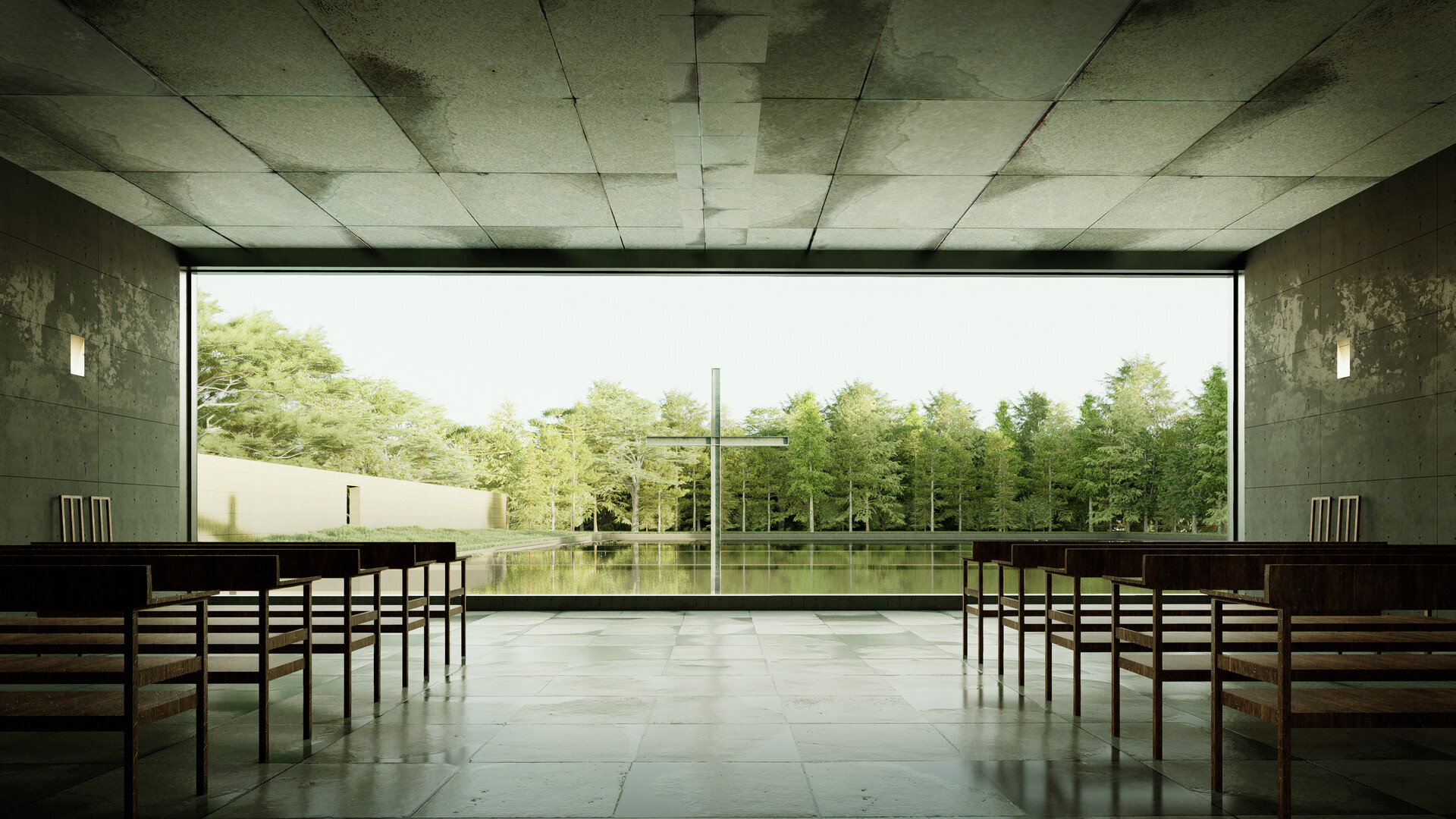 ArtStation - Church Of Light - Tadao Ando