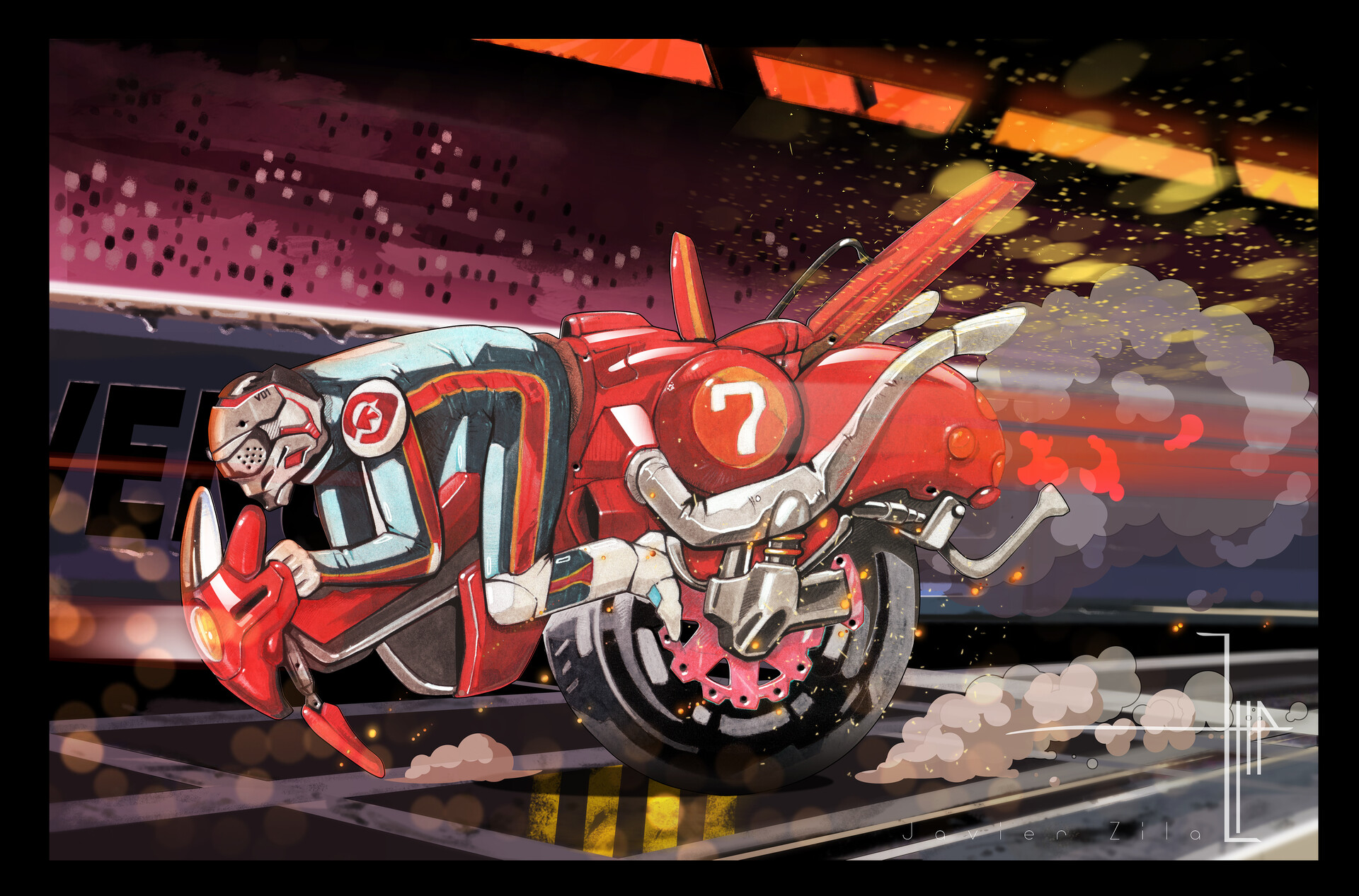 ArtStation - The Venus Wars 1989