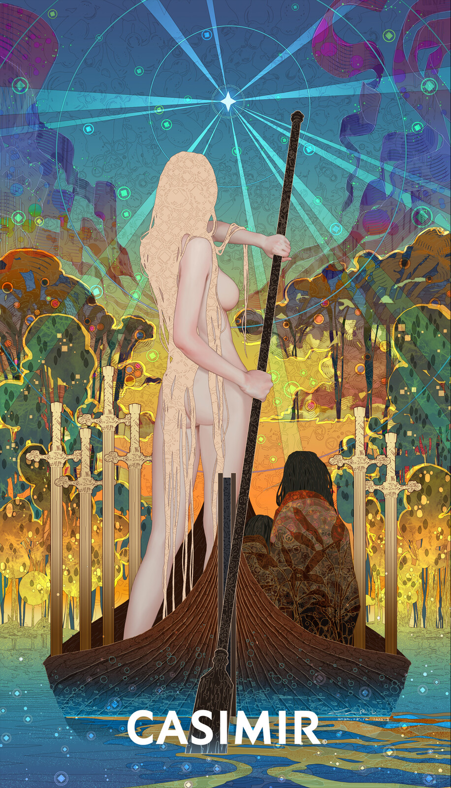 CASIMIR ART - Minor Arcana / Six of Swords
