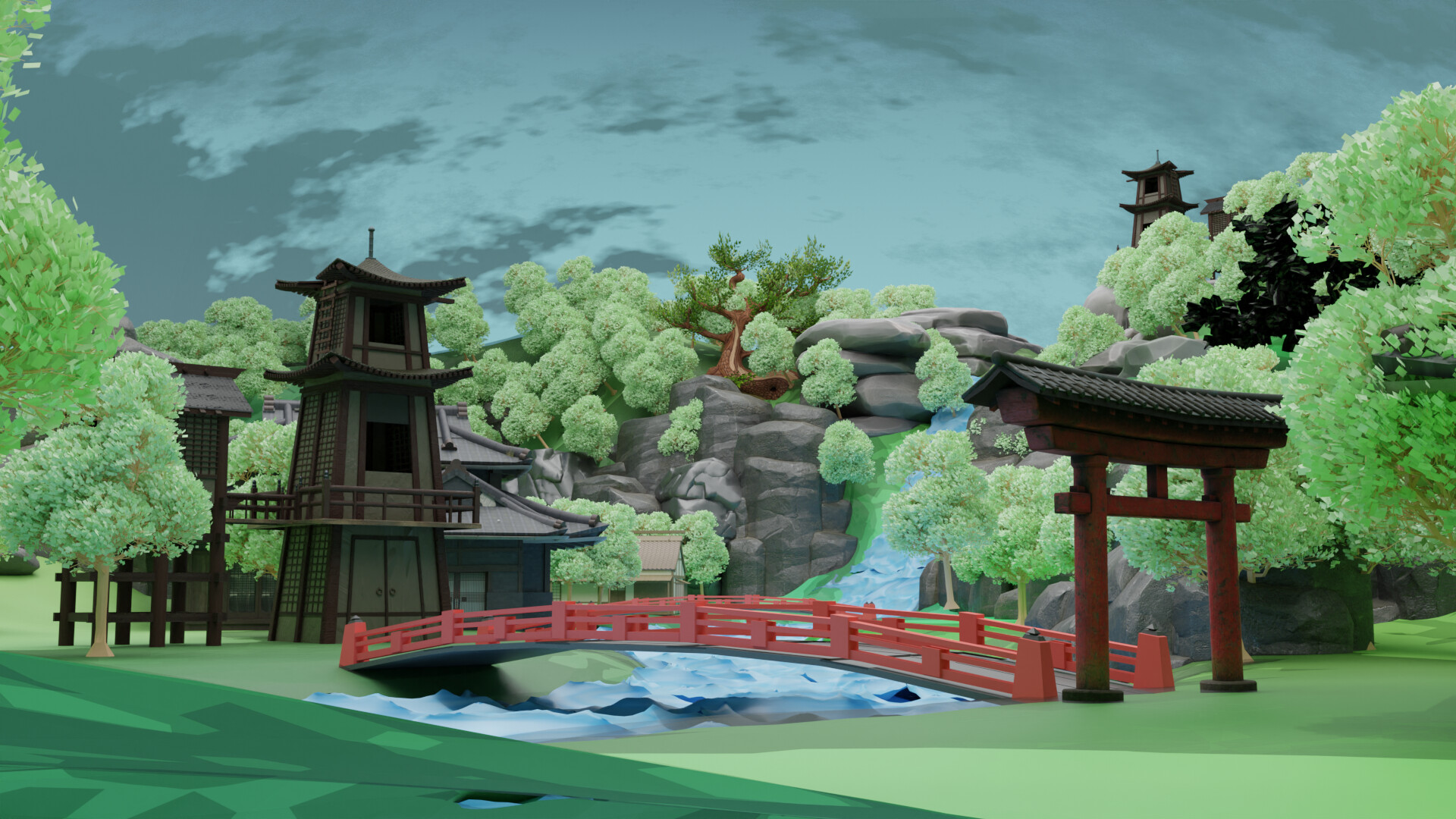 PuNaPa - Medieval Japanese Environment Designed