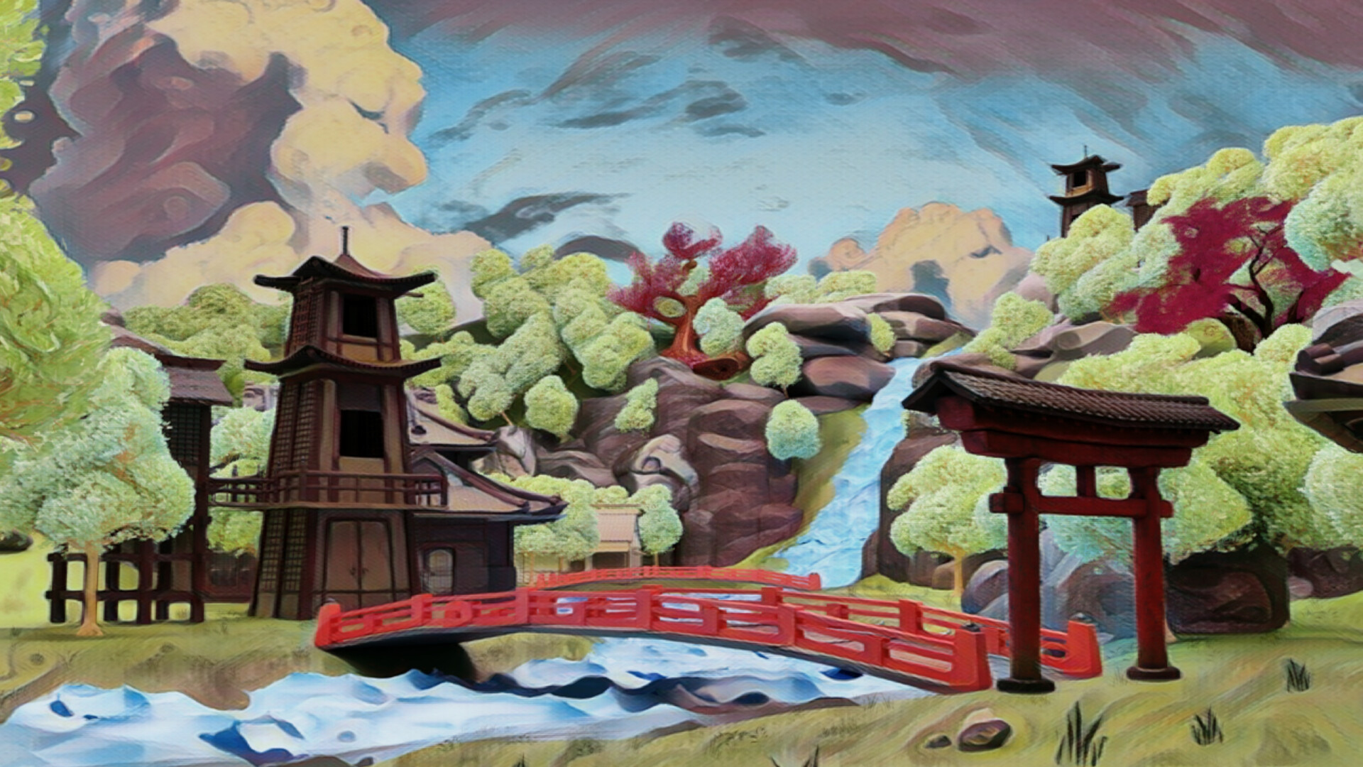 PuNaPa - Medieval Japanese Environment Designed