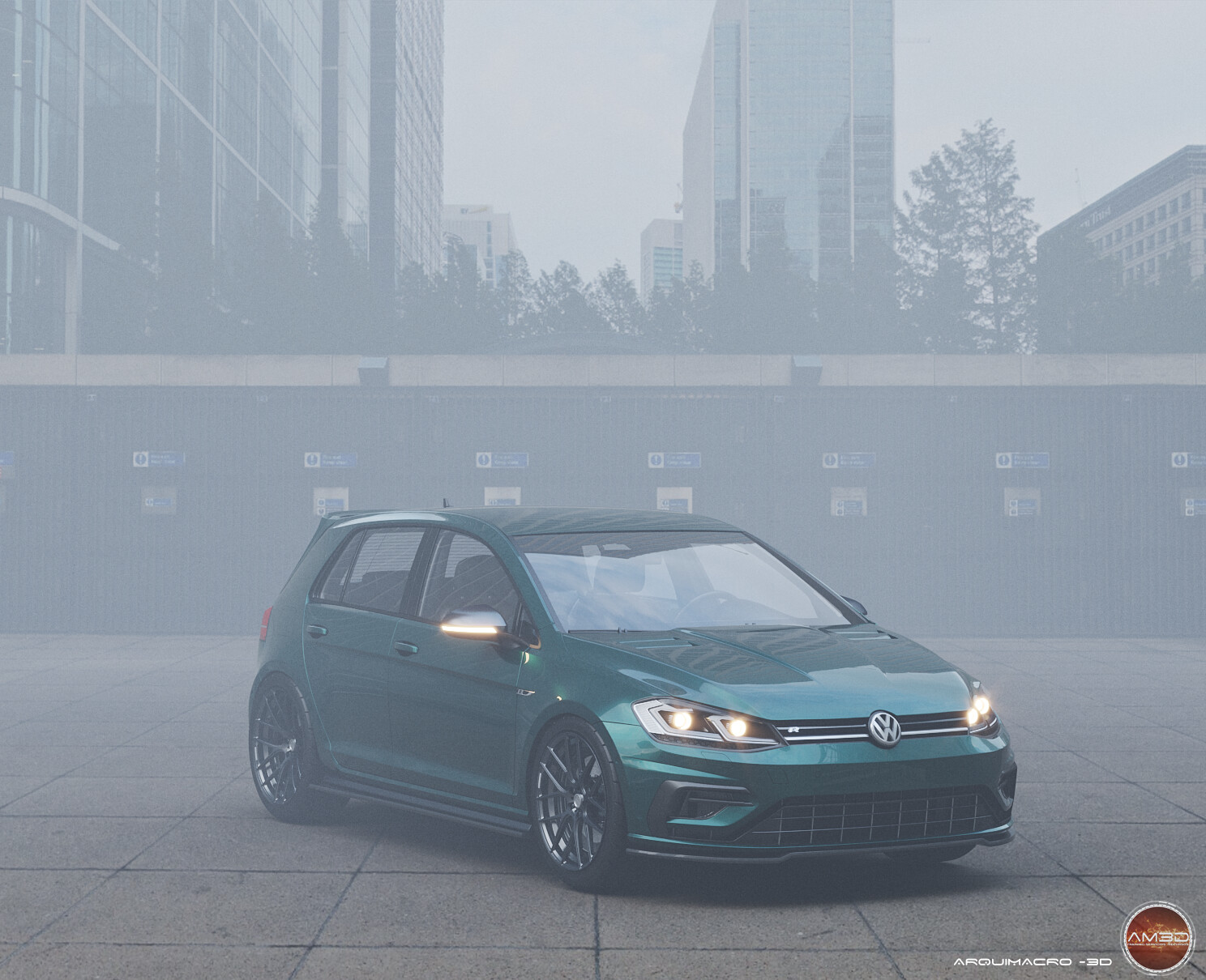 ArtStation - Tutorial Vray Matte Shadow, Vray Scatter Material ...